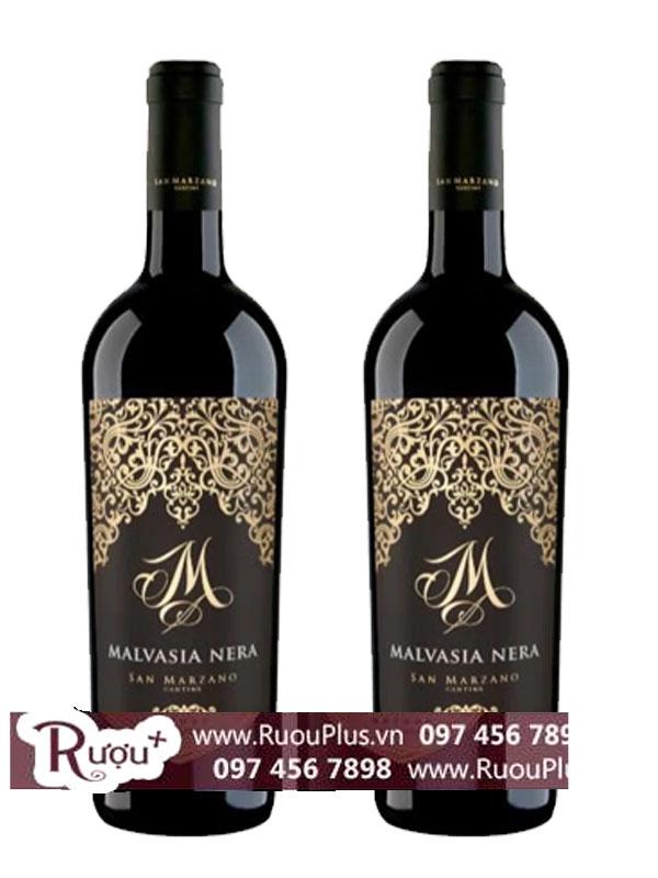 Rượu Vang Ý M Malvasia Nera Vang Chữ M