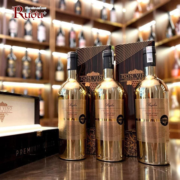 Rượu vang Don Vino Primitivo Gold Puglia